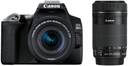 Canon EOS 200D II DSLR Camera EF-S 18 - 55 mm IS STM and 55 - 250 mm IS ...