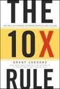 The 10X Rule: Buy The 10X Rule by Cardone Grant at Low Price in India ...