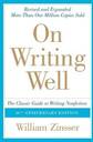 On Writing Well: Buy On Writing Well by Zinsser William at Low Price in ...