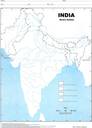 India Rivers map (100 Nos)| A4 Size Multipurpose map For School/College ...