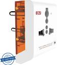 GM 3 PIN TRAVEL UNIVERSAL MULTI PLUG With Surge Protector & Indicator ...