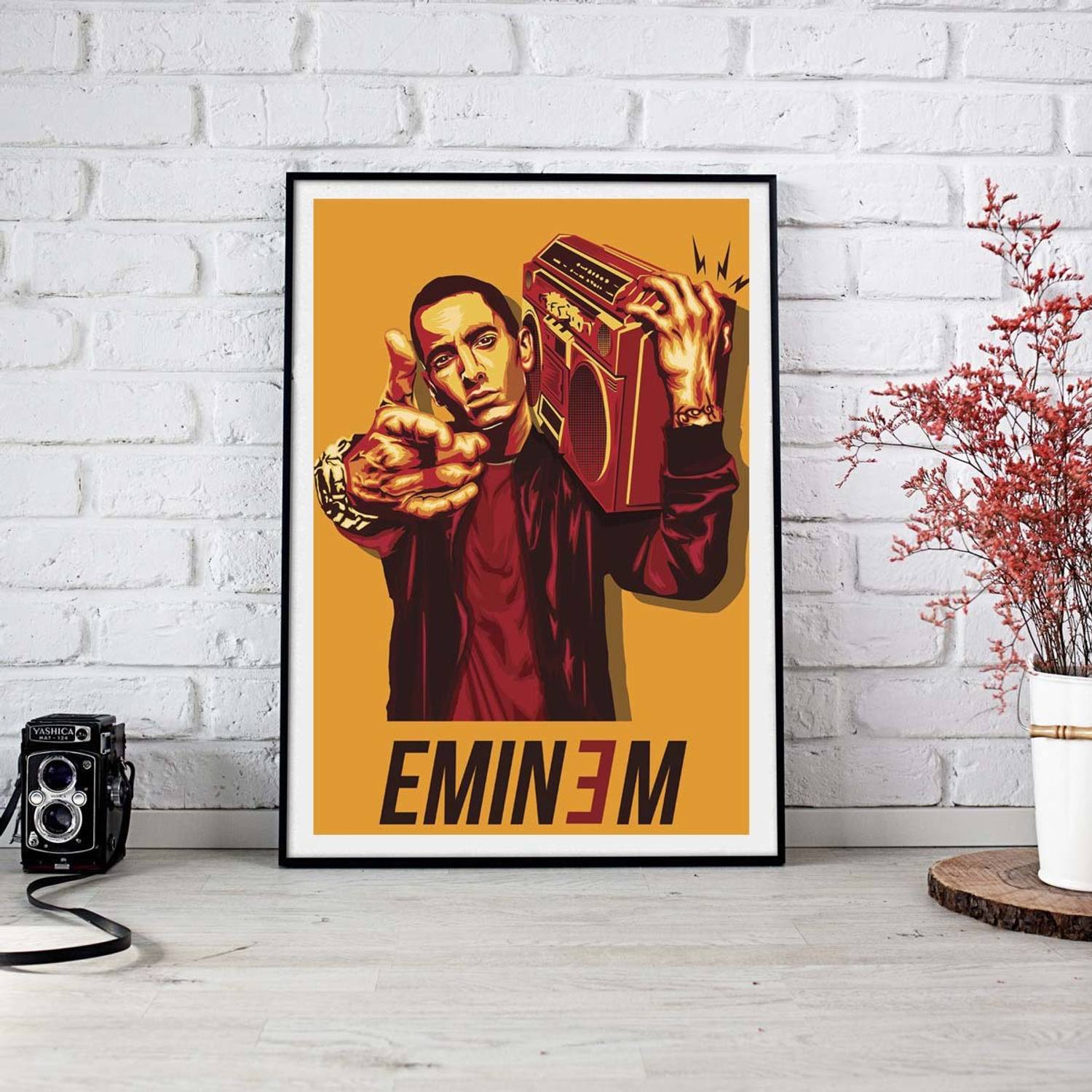 eminem wall poster