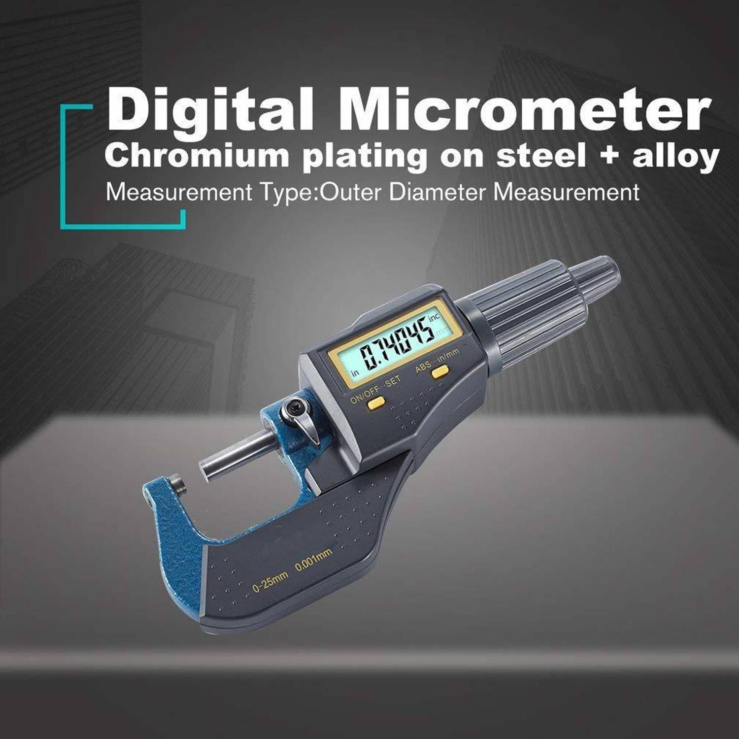 digital inside micrometer least count