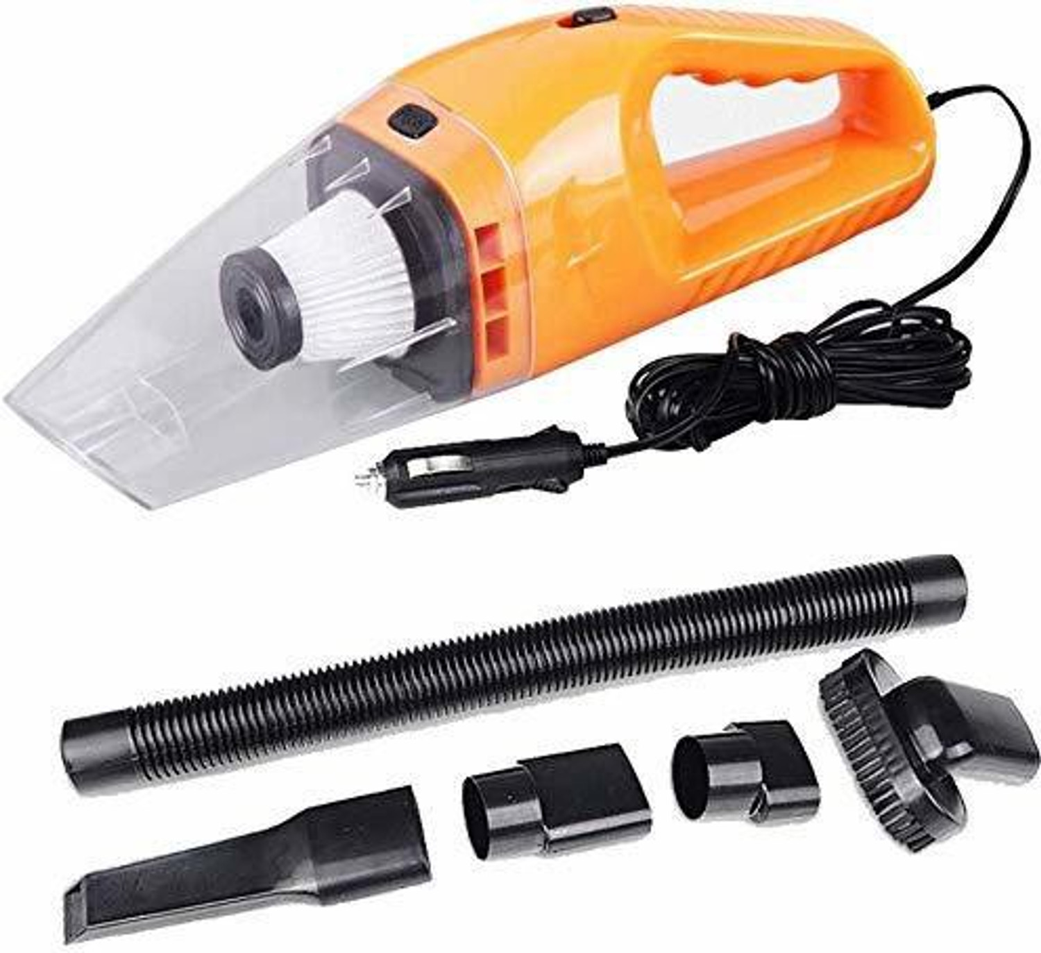 YOZO New 120W 12V Car Vacuum Cleaner Handheld Vacuum Cleaner Super Dual ...