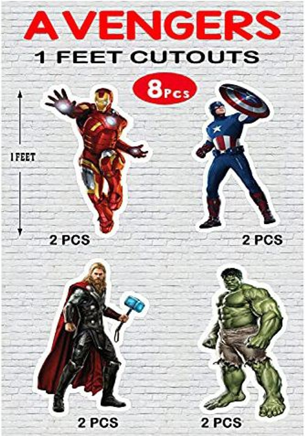avengers cut outs