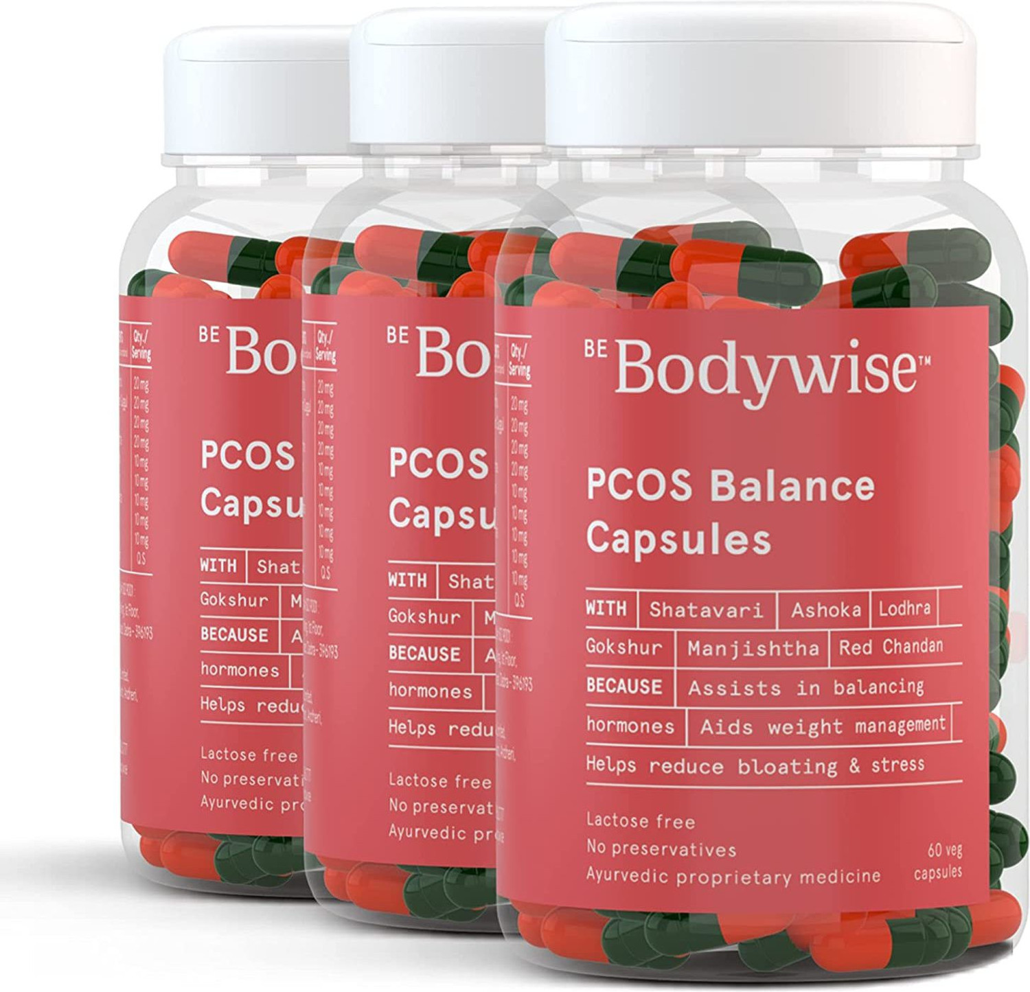 Be Bodywise PCOS Balance Capsules | PCOD Ayurvedic Medicine with ...