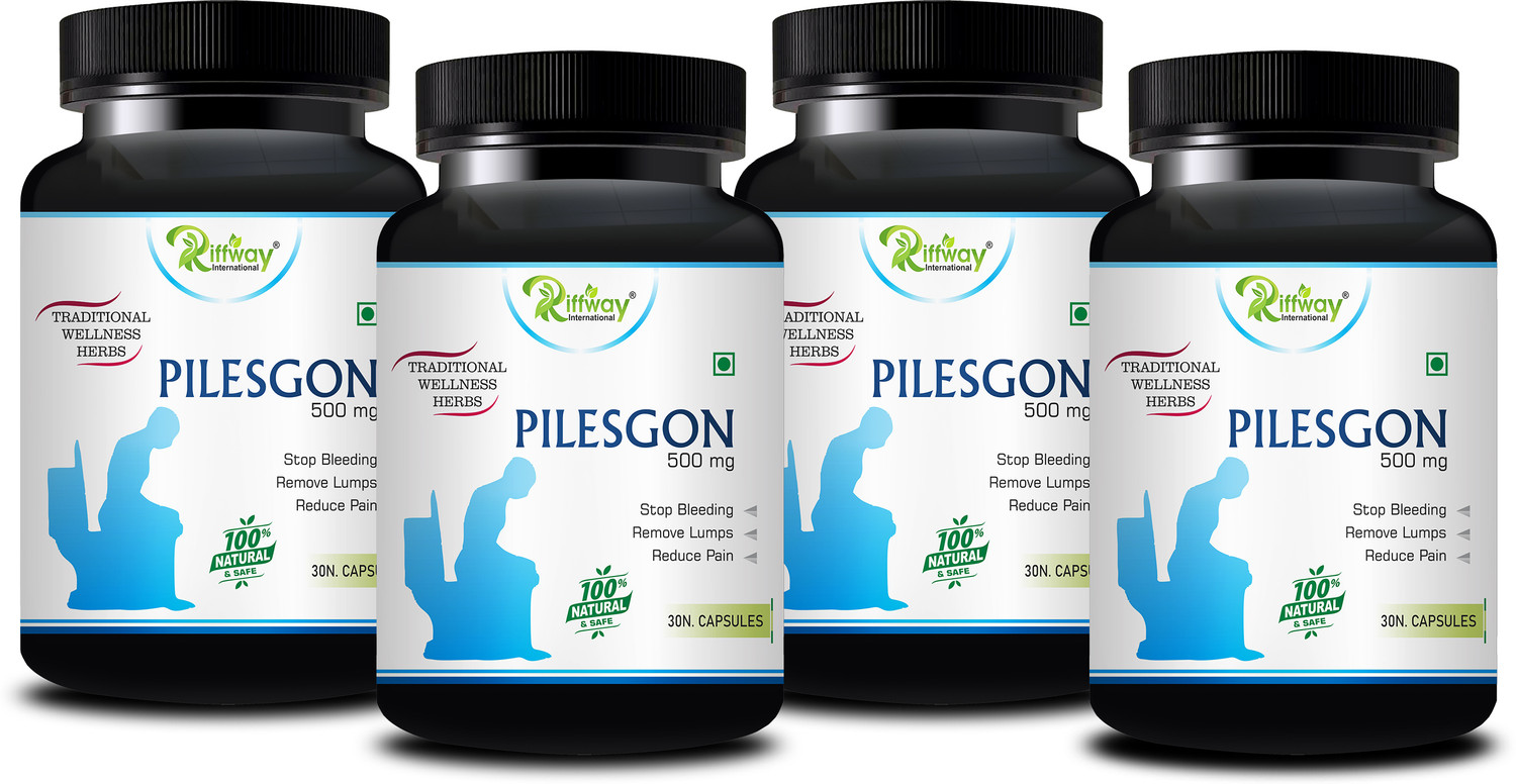 Riffway Pilesgon Capsules Fast Relieves from Burning Pain With ...