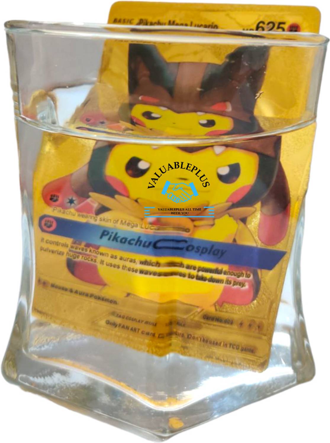 pikachu playing card