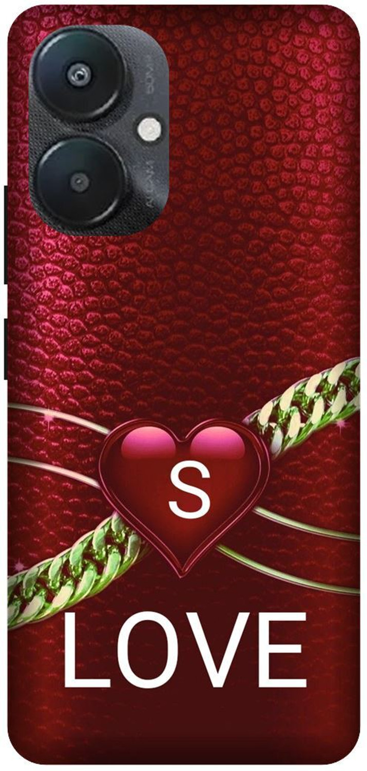 3D U PRINT Back Cover for Redmi 13C,23124RN87I,S letter,S name,S word,S ...