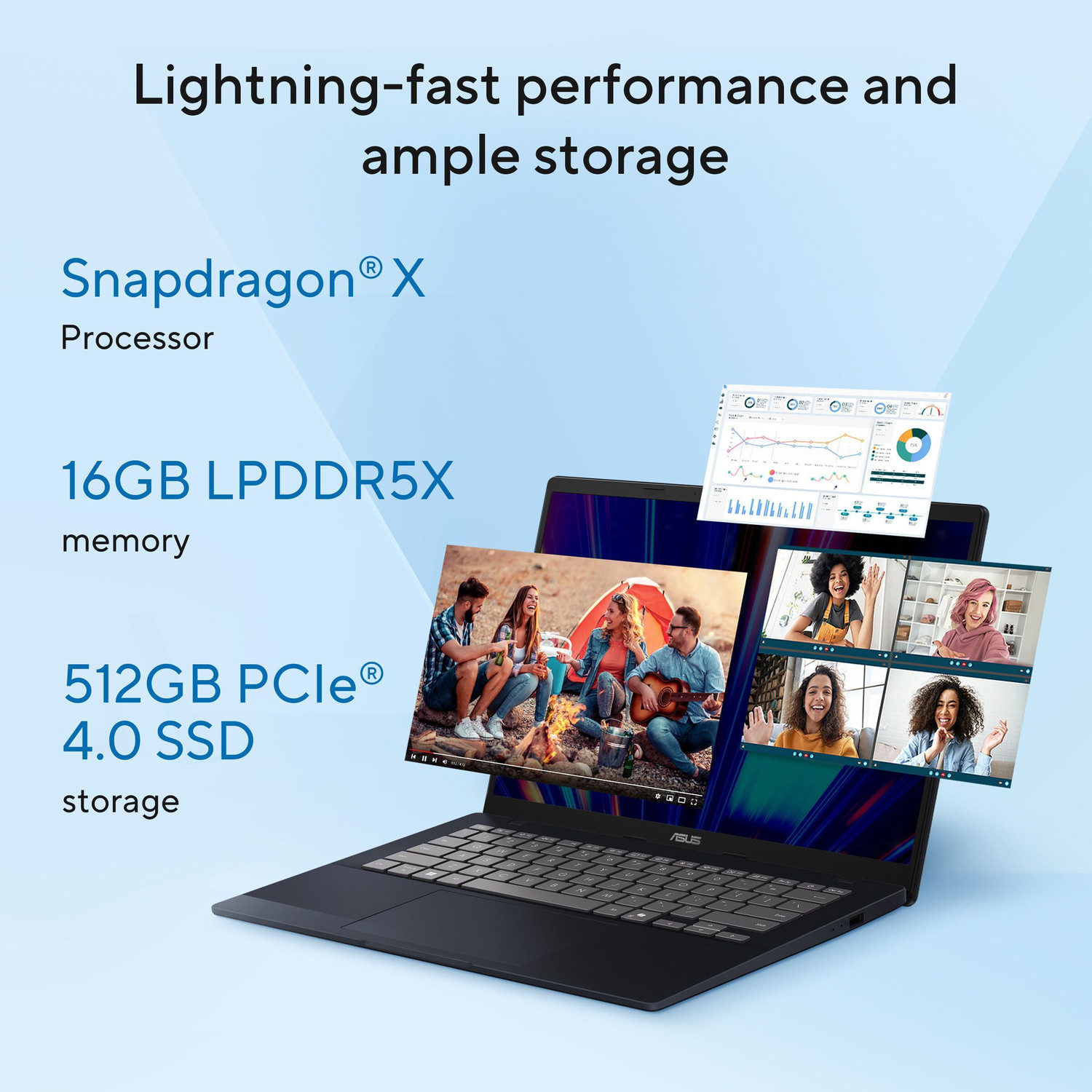 ASUS Vivobook 14 (2025) with Office 2024 + M365 Basic*, Backlit ...