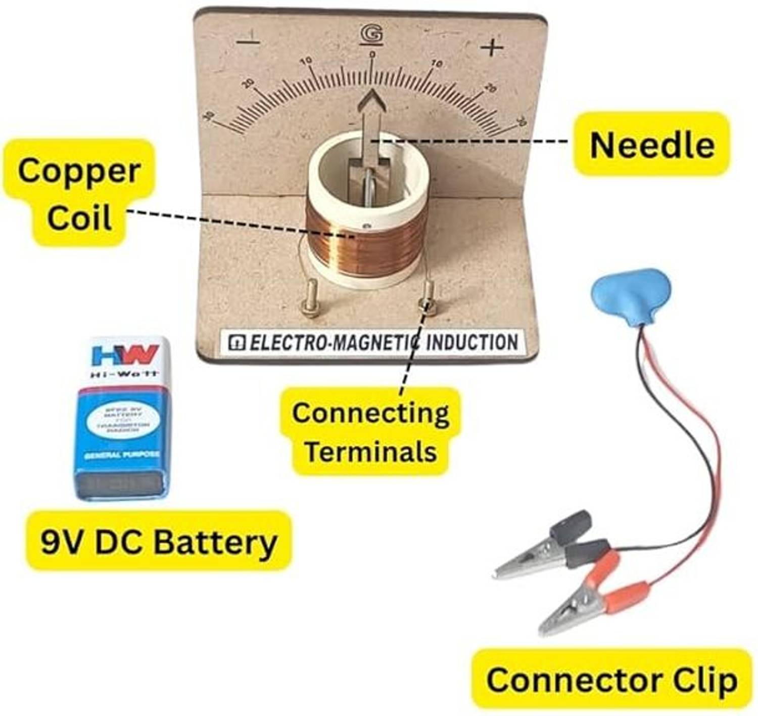 electromagnetic induction experiment using galvanometer