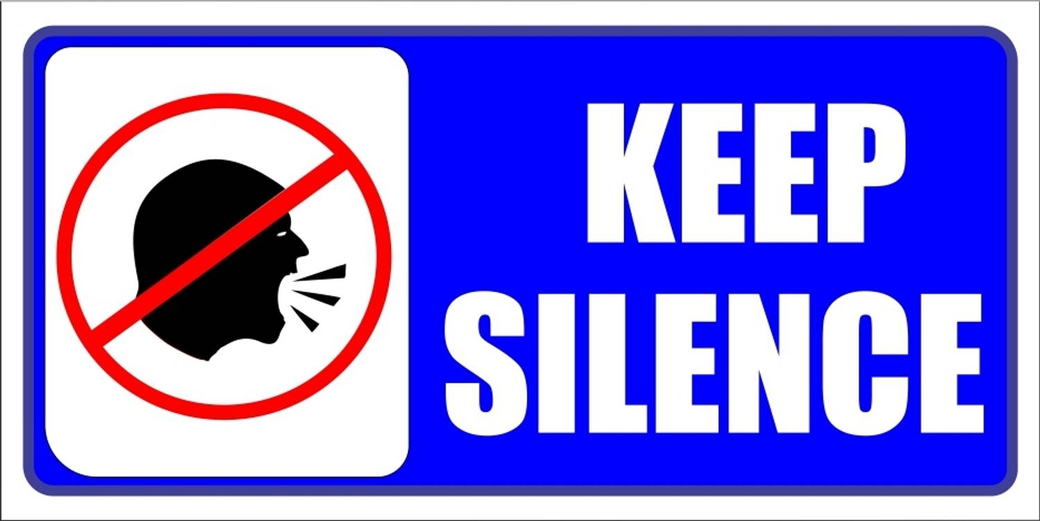 silence sign