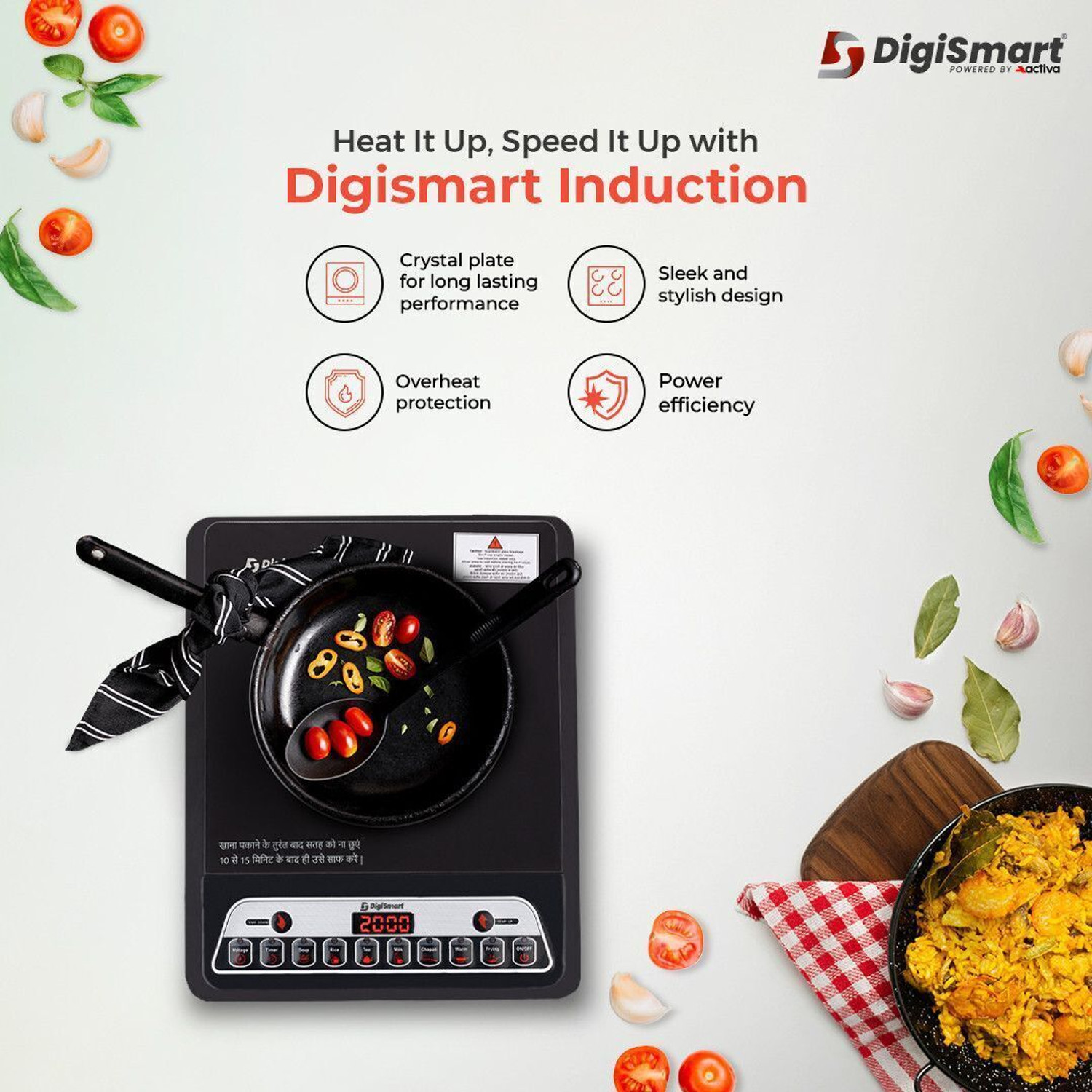 DIGISMART 2000 W Induction Cooktop Push Button - Price History