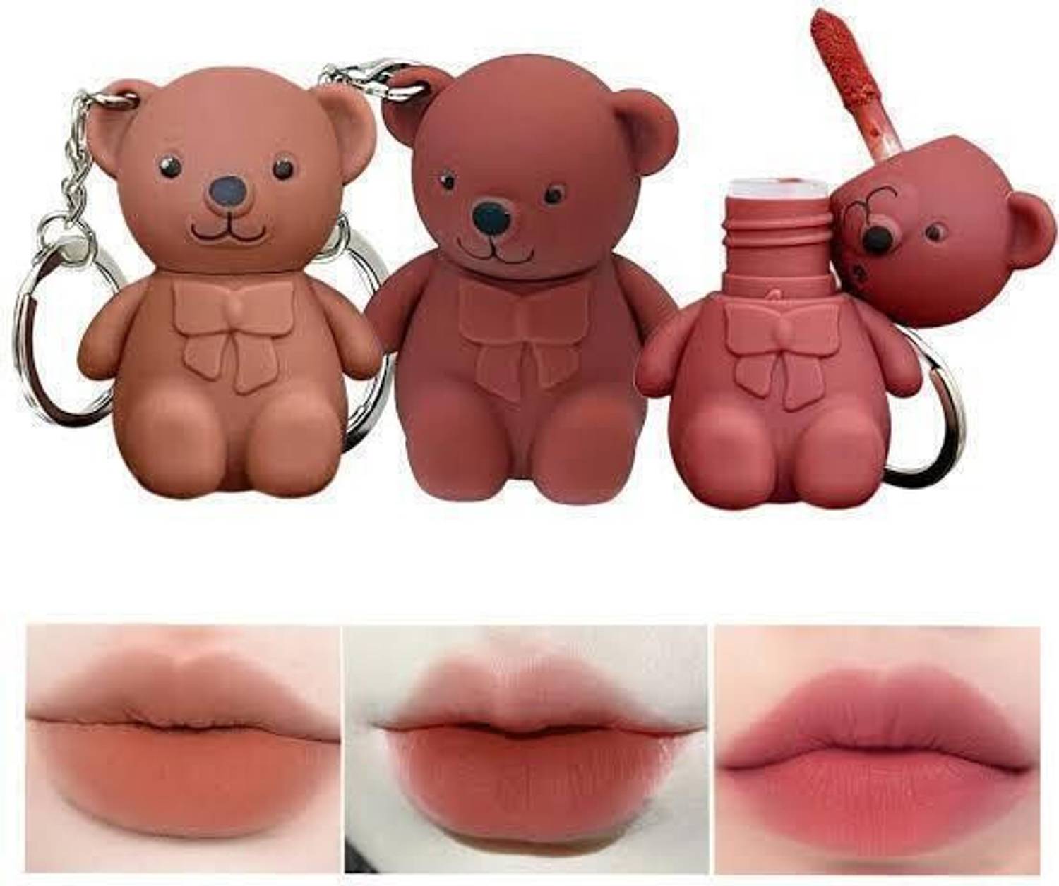 teddy bear shape lipstick