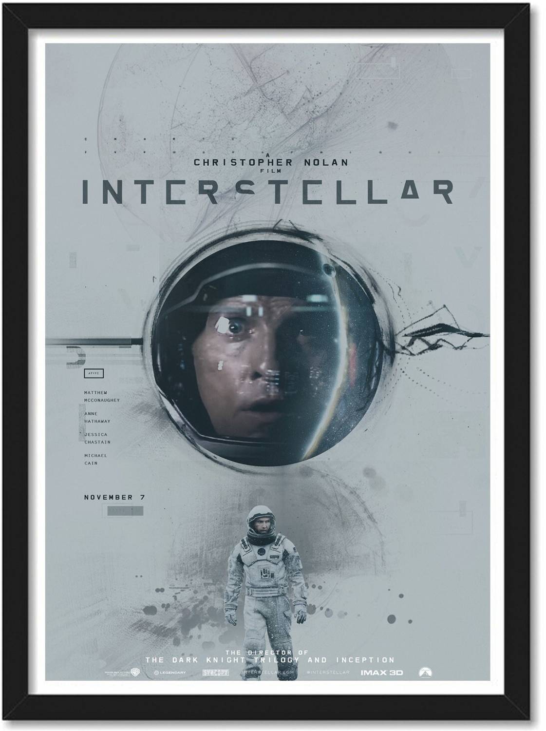interstellar poster framed