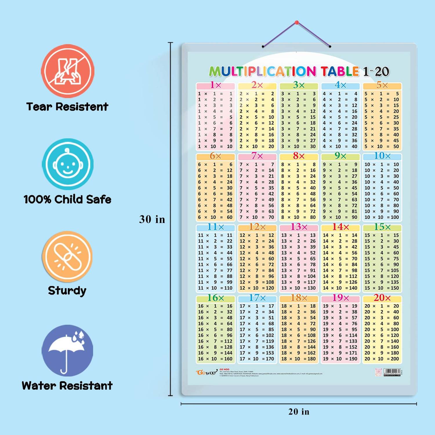 multiplication chart 1 1500