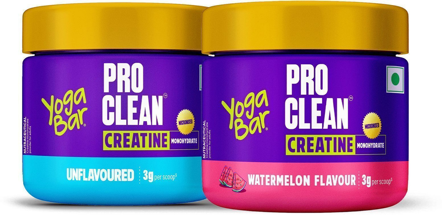 Yogabar Creatine Combo Monohydrate Pure- Packed for Strength ...