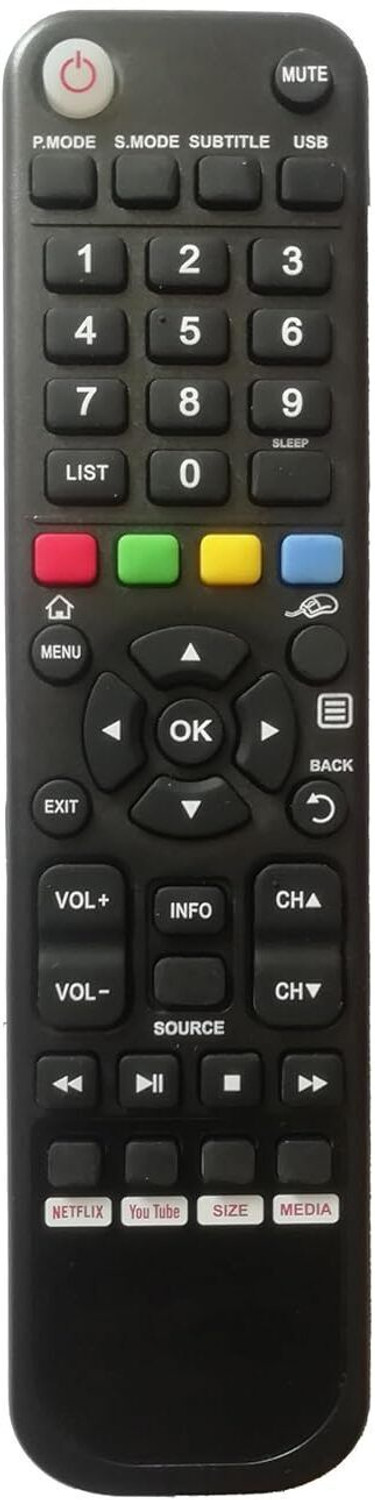 GF's COMPATABLESmart LED TV Remote Control Old Remote Exactly Same ...