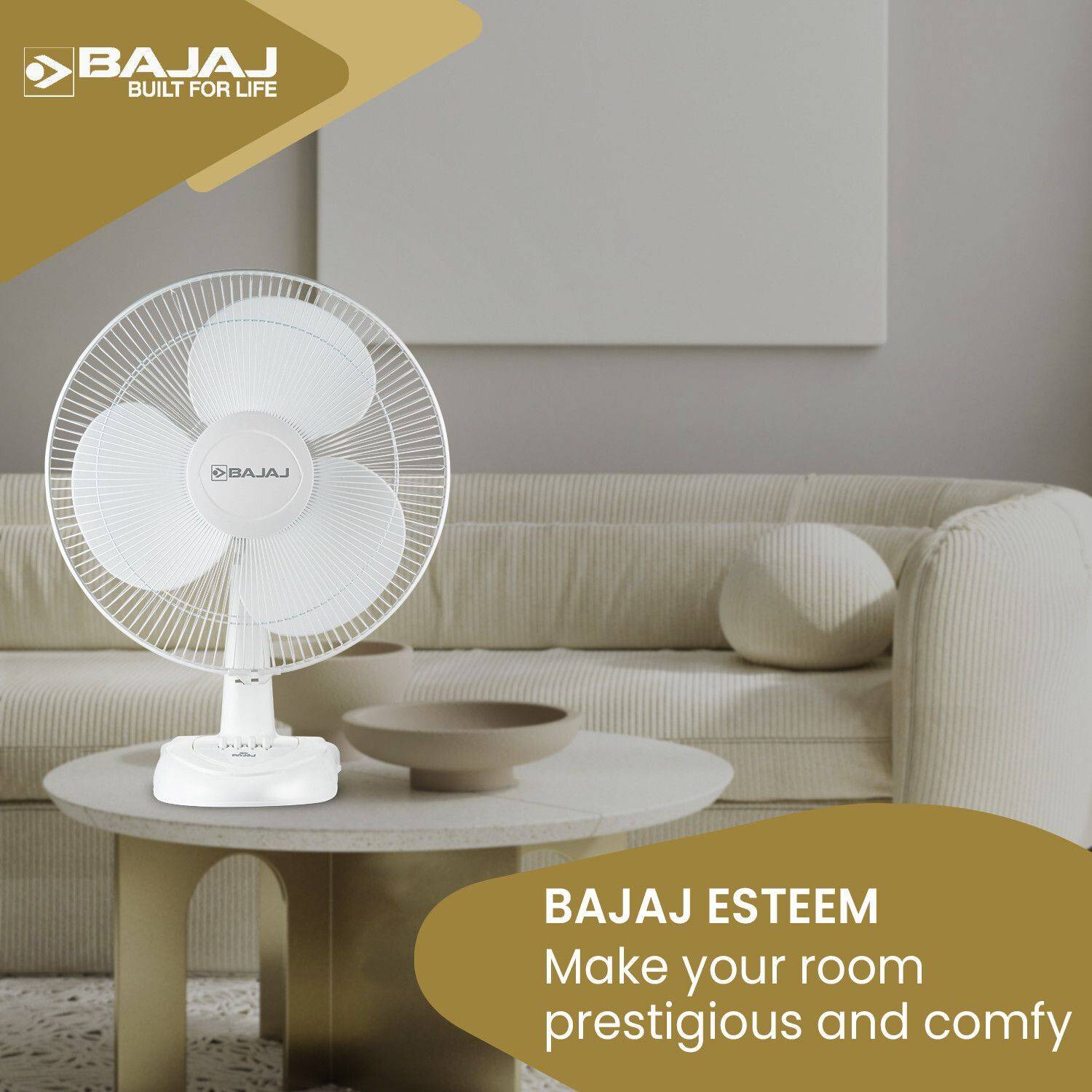 bajaj table fan