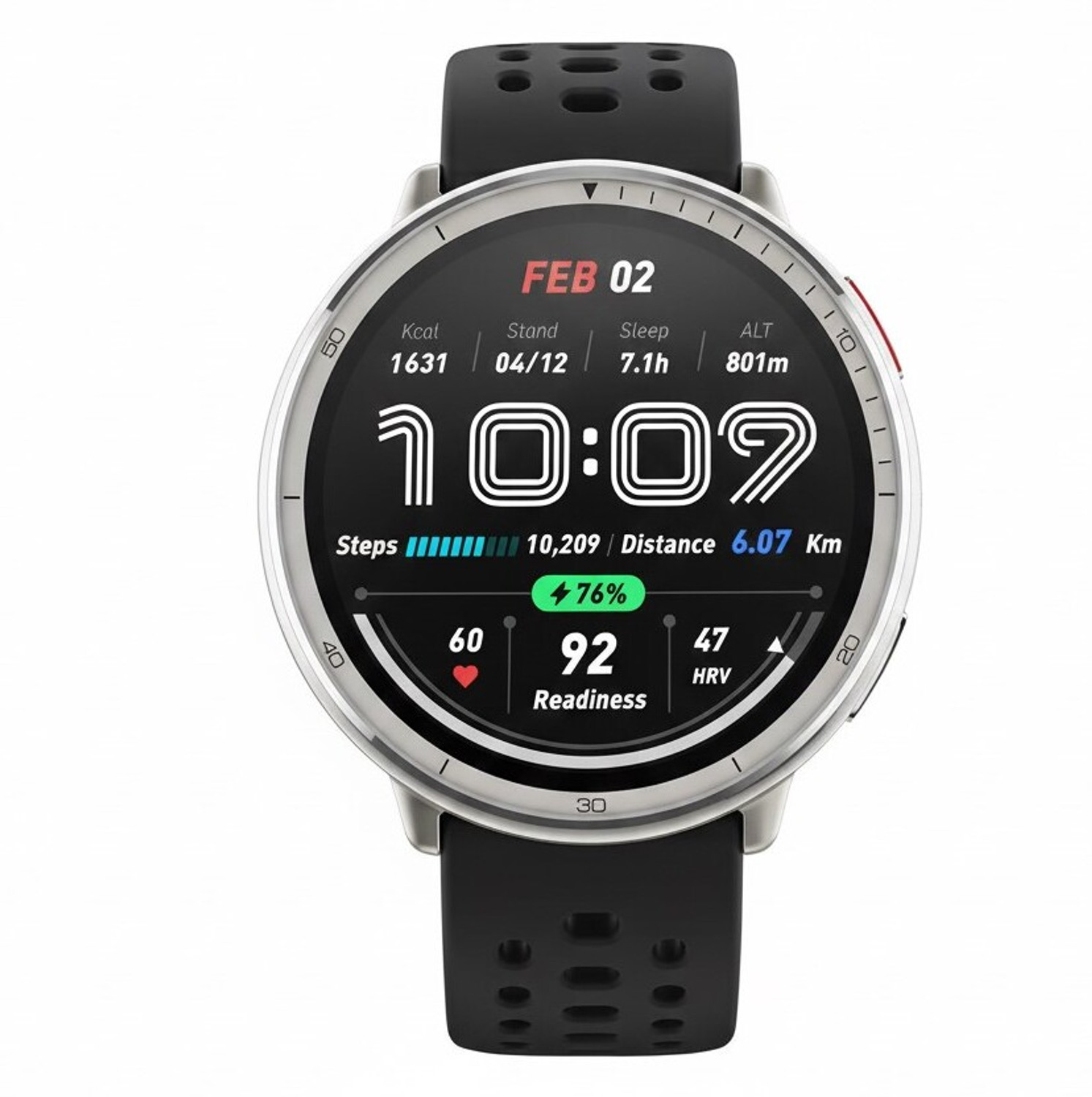AMAZFIT Active 2 Standard AMOLED GPS with 160+ Sports & Health Tracking ...