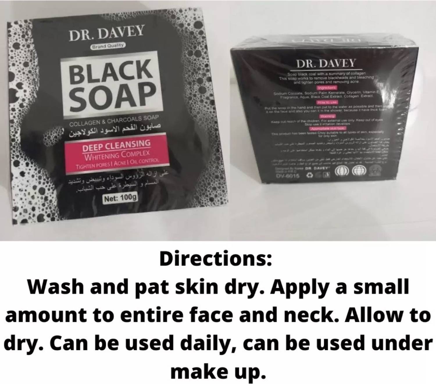 bleaching black soap
