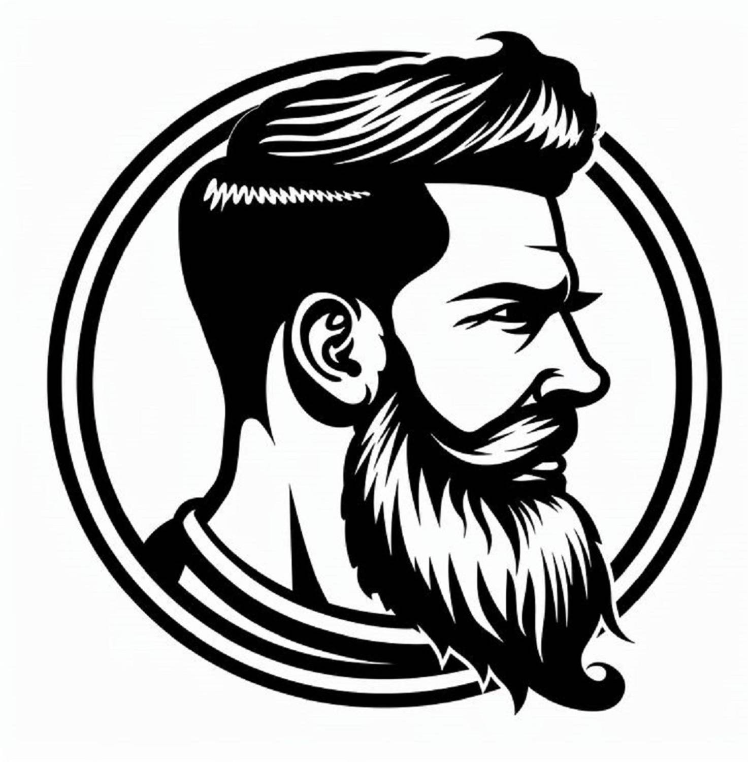 beard sticker