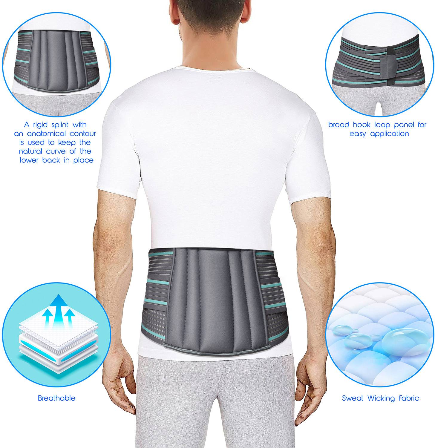 back support for spondylitis