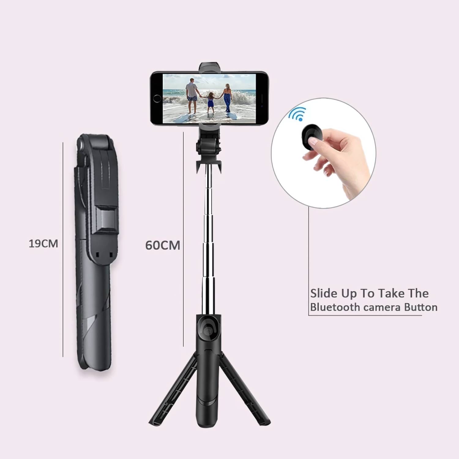 tripod with camera button