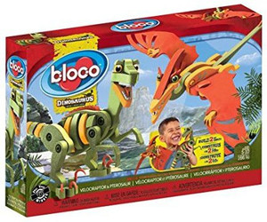 Bloco Bloco Dinosaurs Series Velociraptor & Pterosaur Kit - Bloco ...