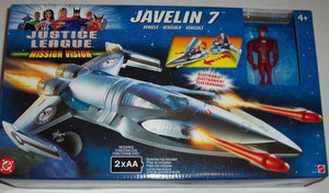 MATTEL Justice League Mission Vision Javelin 7 Vehicle With Flash ...