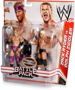WWE Series 18 Battle Pack Zach Ryder vs Dolph Ziggler Figure - 2 Pack ...