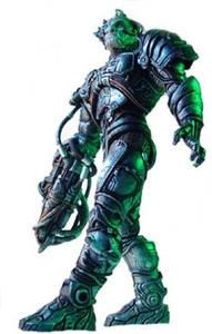 Art Asylum 7" Star Trek Borg Assimilation Hirogen Action Figure - 7 ...