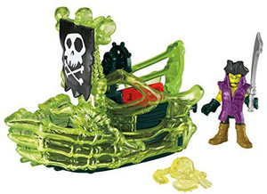 FISHER-PRICE Imaginext Ghost Pirate Ship - Imaginext Ghost Pirate Ship ...