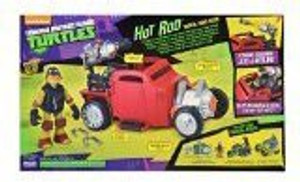 Teenage Mutant Ninja Turtles Turtle Hot Rod with Michelangelo Vehicle ...