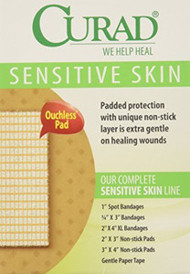 Curad Sensitive Skin Bandages Adhesive Band Aid Price in India - Buy ...