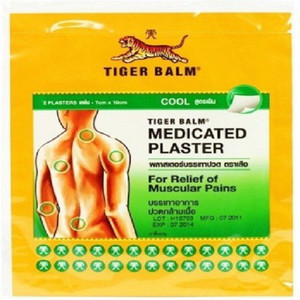 Tiger Balm Cool-Medicated Plaster for Fast Relief of Muscular Pains ...