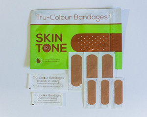 Tru-Colour Bandages Skin Tone Flexible Fabric Bandages Adhesive Band ...