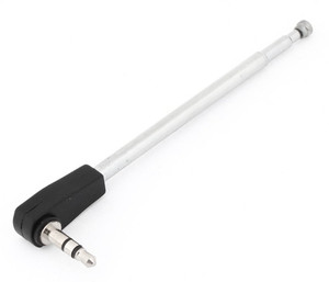 Singtronics 3.5MM FM Radio Antenna for Mobile Audio Jack Black Anti ...