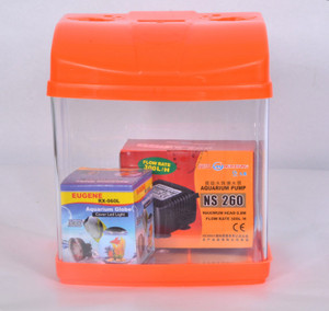 Aquapetzworld Mini Betta Tank Cube Aquarium Tank Price in India - Buy ...