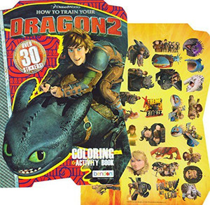 Dreamworks Animation Shaped Coloring Book with Stickers - Shaped ...