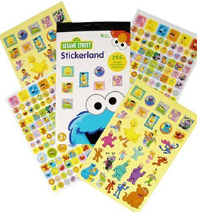 Stickerland Sesame Street Reward Stickers - 295 Stickers! - Sesame ...