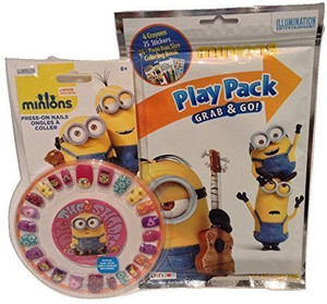 Bendon Press On Nails and Play Pack Minion Dig The Shade Stickers ...