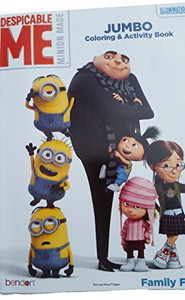 Despicable Me Coloring Book for Kids; pencil case and Crayola Crayons ...