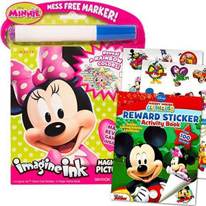Minnie Mouse Disney Imagine Ink Book Super Set Includes Over 100 ...