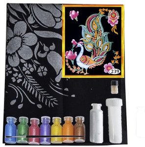 Flipkart.com | ASIAN HOBBY CRAFTS Emboss Painting Kit****16"X22" Velvet ...