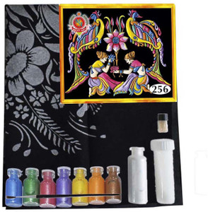 Flipkart.com | ASIAN HOBBY CRAFTS Emboss Painting Kit : 16"X22" Velvet ...