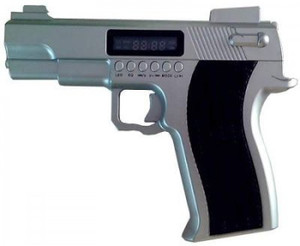 Gadgetbucket Gun Shaped Mp3 Player With FM, Torch, Aux in and with Gun ...
