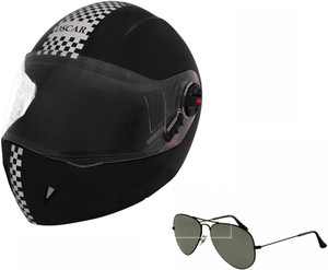 Steelbird 1 Steelbird Helmet SB41 Oscar Dashing, 1 Classic Black ...