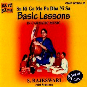 Sa Ri Ga Ma Pa Dha Ni Sa - Basic Lessons Carnatic 1 To VII Audio CD ...