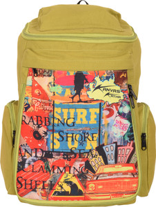 kanvas katha Knapsack Canvas Digitally printed 20 L Laptop Backpack ...
